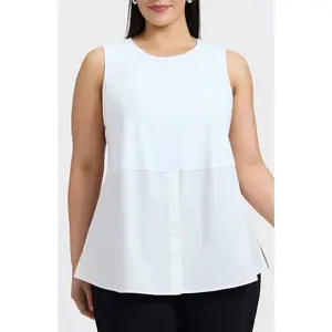 Foxcroft Jessie Layer Sleeveless Top