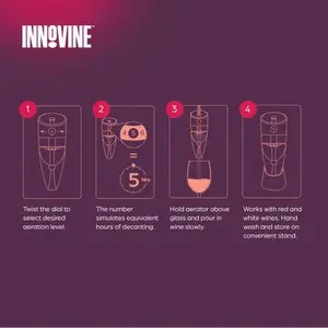INNOVINE Adjustable Wine Aerator