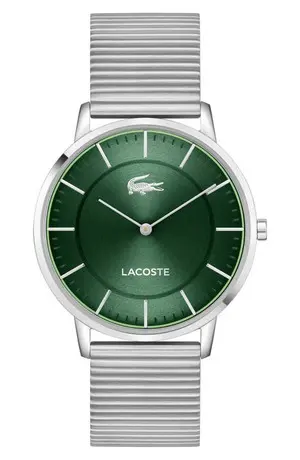 Lacoste Crocorigin Bracelet Watch - Silver