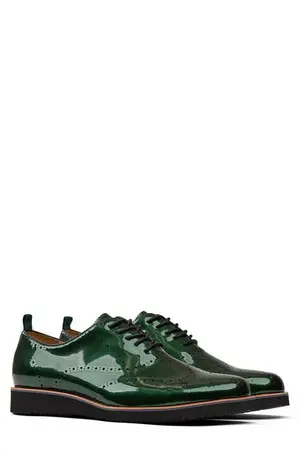 MARC NOLAN Oscar Wingtip Oxford - Forest Green
