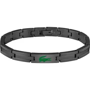 Lacoste Stencil Link Bracelet - Black
