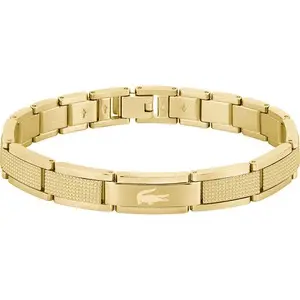 Lacoste Stencil Link Bracelet - Gold