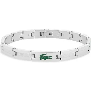 Lacoste Stencil Link Bracelet - Silver