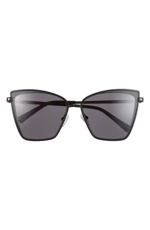DIFF Becky 57mm Cat Eye Sunglasses - Black/ Grey