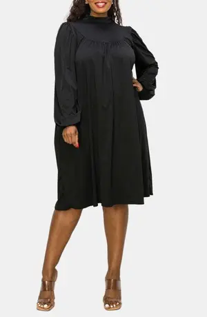 L I V D Amal Long-sleeve Stretch Dress