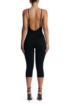 Naked Wardrobe Smooth Crop Jumpsuit