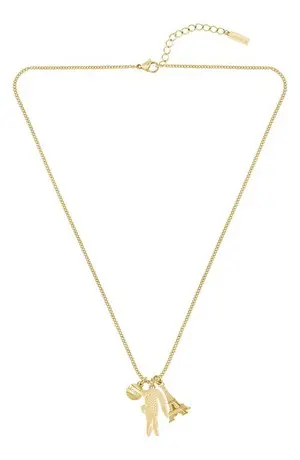 Lacoste Lacoste Umpire Pendant Necklace Gold