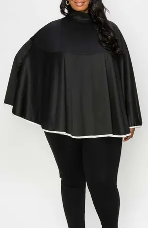 L I V D Kadra Ribbon Detail Cape