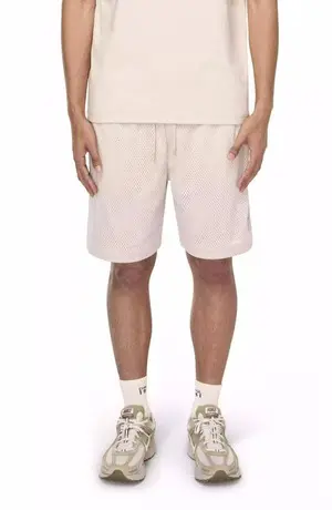 EASTSIDE GOLF Mesh Shorts - Pale Khaki