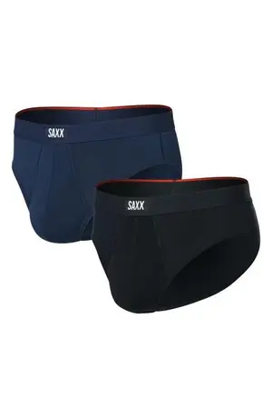 SAXX Assorted 2-pack Vibe Xtra Soft Comfort Briefs Black/ Navy