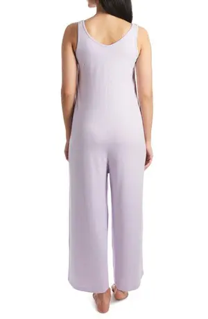 EVERLY GREY Luana Maternity/nursing Romper - Lavender