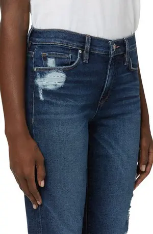 Hudson Jeans Nico Mid-rise Straight Crop Jeans