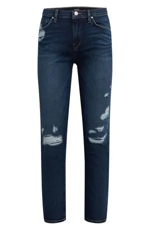Hudson Jeans Nico Mid-rise Straight Crop Jeans
