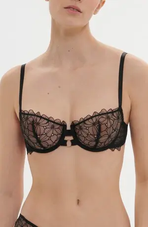 Simone Perele Jeanne Underwire Demi Bra - Black