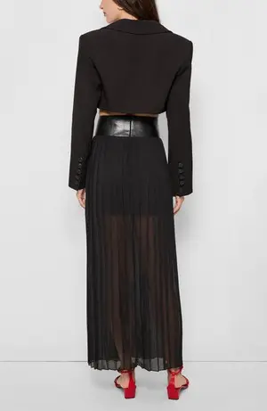 AS By DF Felice Pleated Maxi Skirt