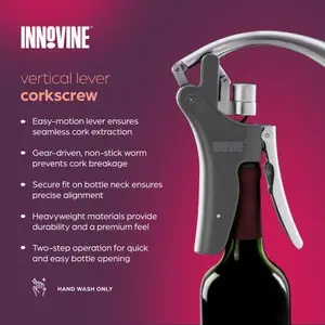 INNOVINE Vertical Lever Corkscrew
