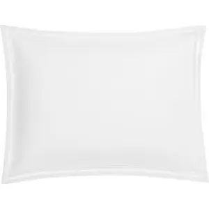 MATOUK Lace Piqué Cotton Sham - Grace White