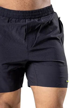MACEOO Perforated Training Shorts - Black