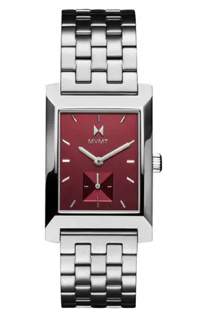 MVMT Newporter Bracelet Watch - Red