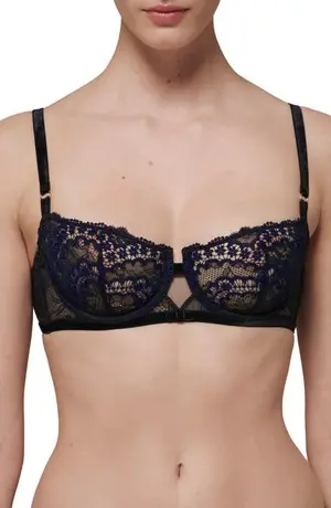 Simone Perele Scenario Underwire Demi Bra - Black