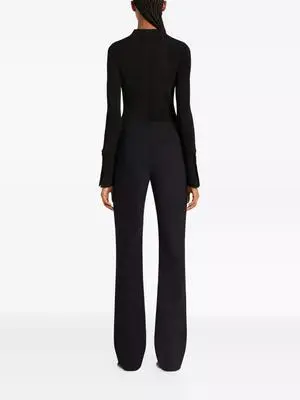 COURREGES Ribbed Polo Top