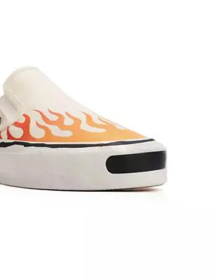 KAMIYA Cornell Flame-pattern Sneakers