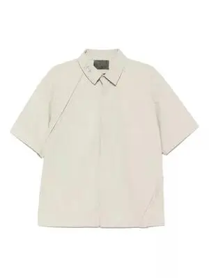 HELIOT EMIL Short-sleeve Panelled Shirt