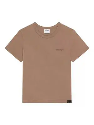 COURREGES Cotton Jersey T-shirt - Brown