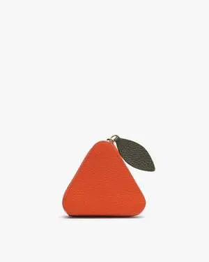 Cuyana Italian Leather Pouch - Melon