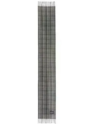 Marc O'polo Plaid Fringed Scarf