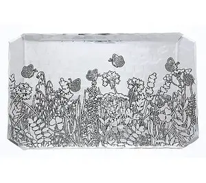 WENDELL AUGUST Wildflower Design Butler Tray - One-color