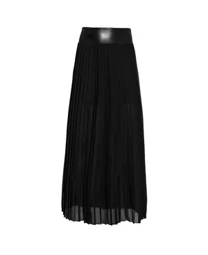 AS By DF Felice Pleated Maxi Skirt