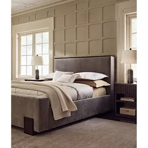 VANGUARD FURNITURE Edge Bed, Queen - Flaxen Stone Finish