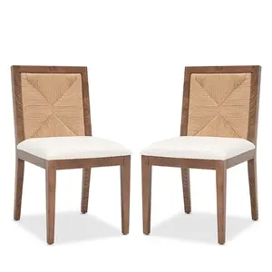 SAFAVIEH Emilio Woven Dining Chairs, Set Of 2 - Wood