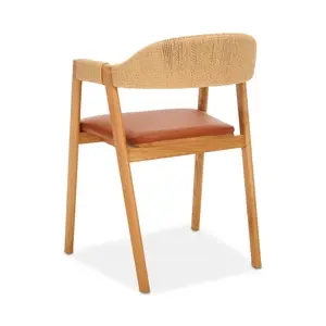 SAFAVIEH Eamon Leather Dining Chair