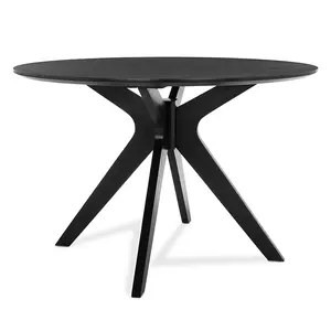SAFAVIEH Carolee 46 Round Dining Table - Black