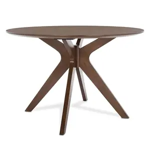 SAFAVIEH Carolee 46 Round Dining Table - Walnut
