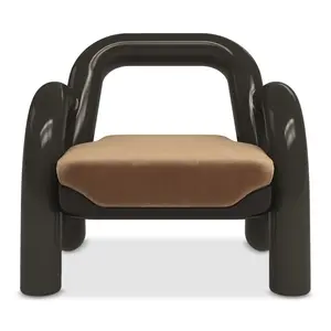 CARACOLE Gelee Accent Chair - Chocolate