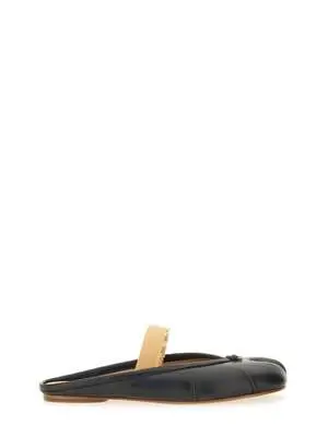 MAISON MARGIELA Mule Tabi With Elastic Band - Black