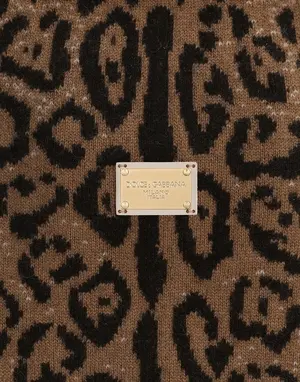 Dolce & Gabbana Wool Leopard Dog Sweater