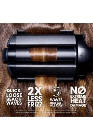 GHD Wave Triple Barrel Waver - Black