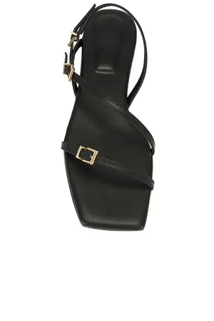 Simkhai Carey Strappy Flat Sandal - Black