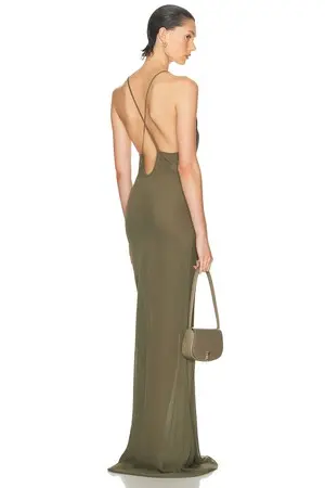 PRISCAVERA Low Back Bias Gown