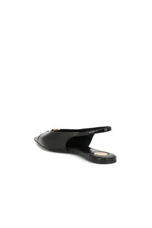 Saint Laurent Babylone Slingback Flat - Nero