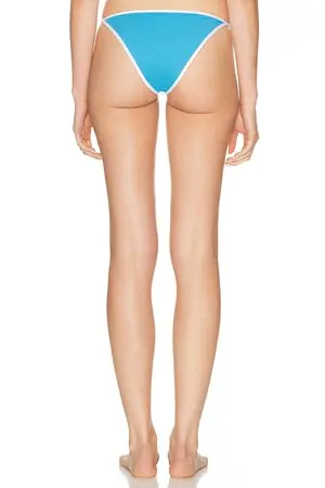SPORTY & RICH Kate Bikini Bottom - Juniper