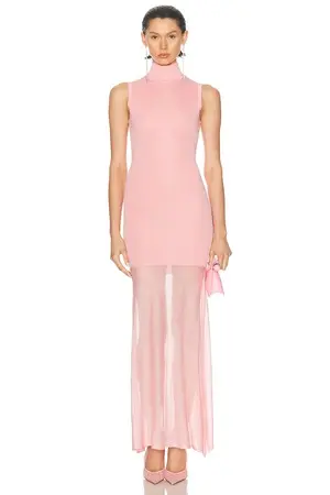 SEROYA Amine Maxi Dress - Coral Blush