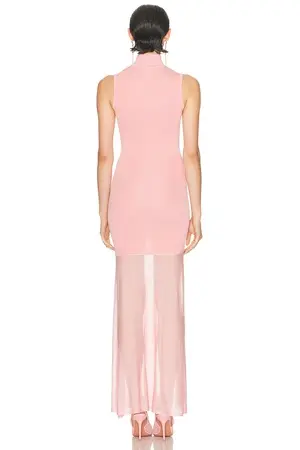 SEROYA Amine Maxi Dress - Coral Blush