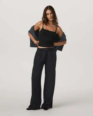 Vuori Trestles Twill Wideleg Pant - Black