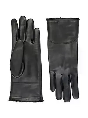 Marc O'polo Leather Gloves - Black