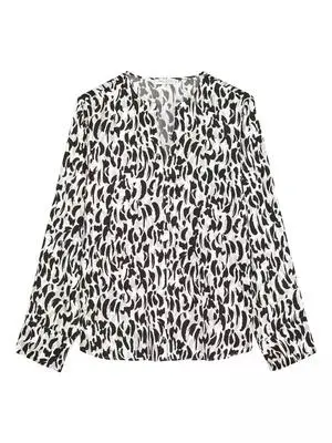 Marc O'polo Animal-print Button-up Blouse